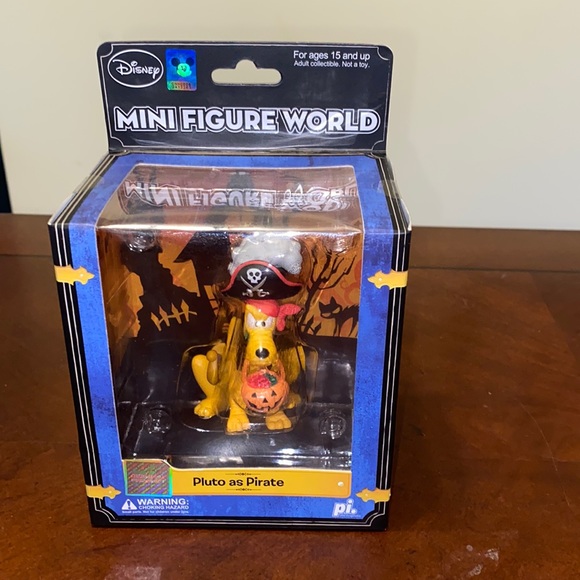 Disney | Other | Nwt Mini Figure World Pluto As Pirate | Poshmark